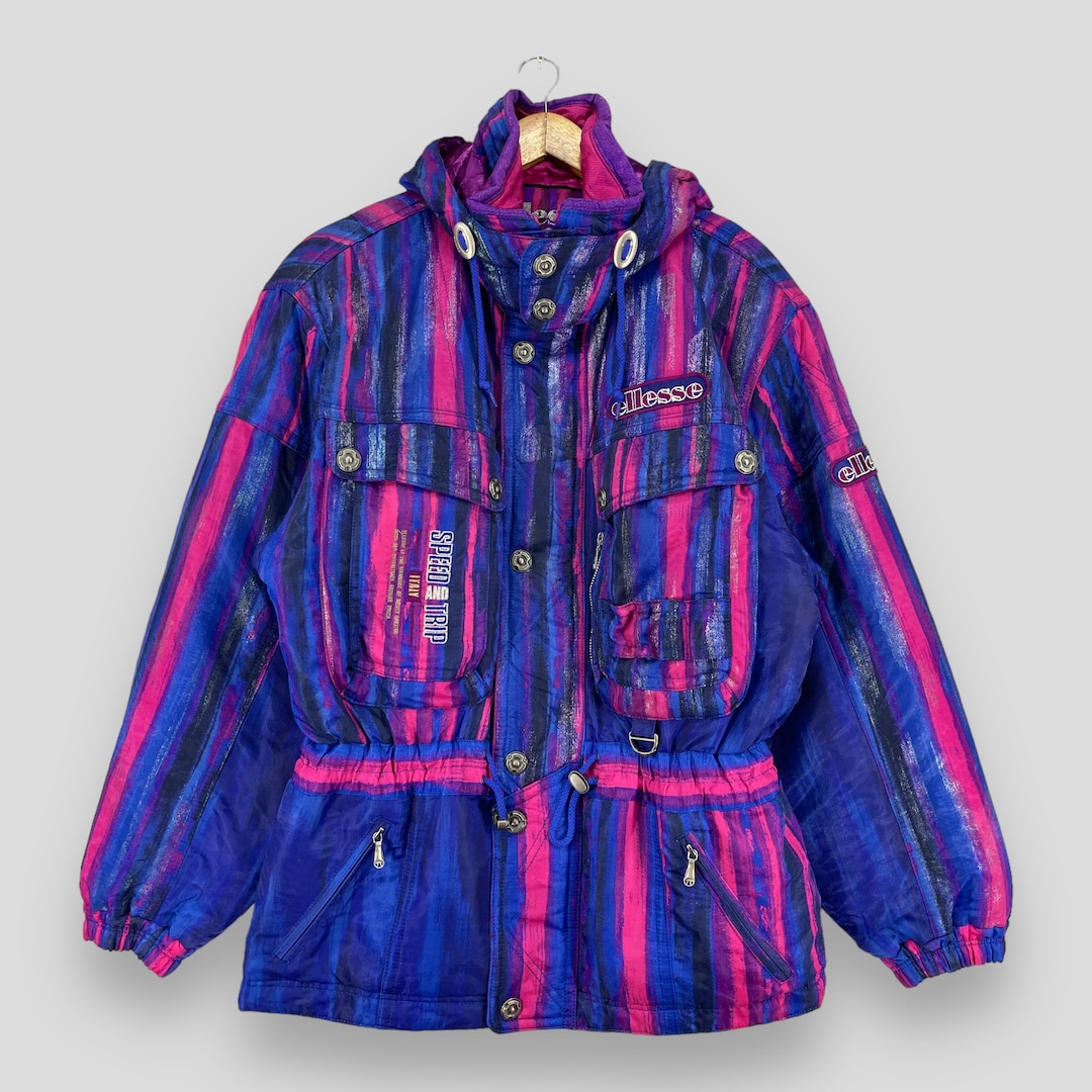 Vintage ELLESSE Parka Ski Jacket Large 90's Ellesse Snowboarding ...