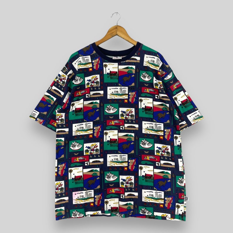 Vintage BONZO Pop Art Australia Tshirt Large 1990s Australia Places ...