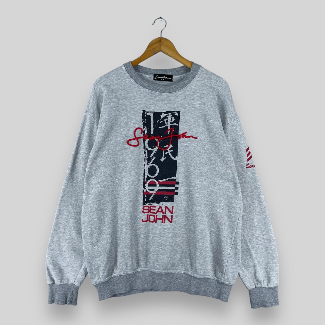 Vintage SEAN JOHN Hip Hop Crewneck Sweatshirt Large Y2K Sean John Hip ...