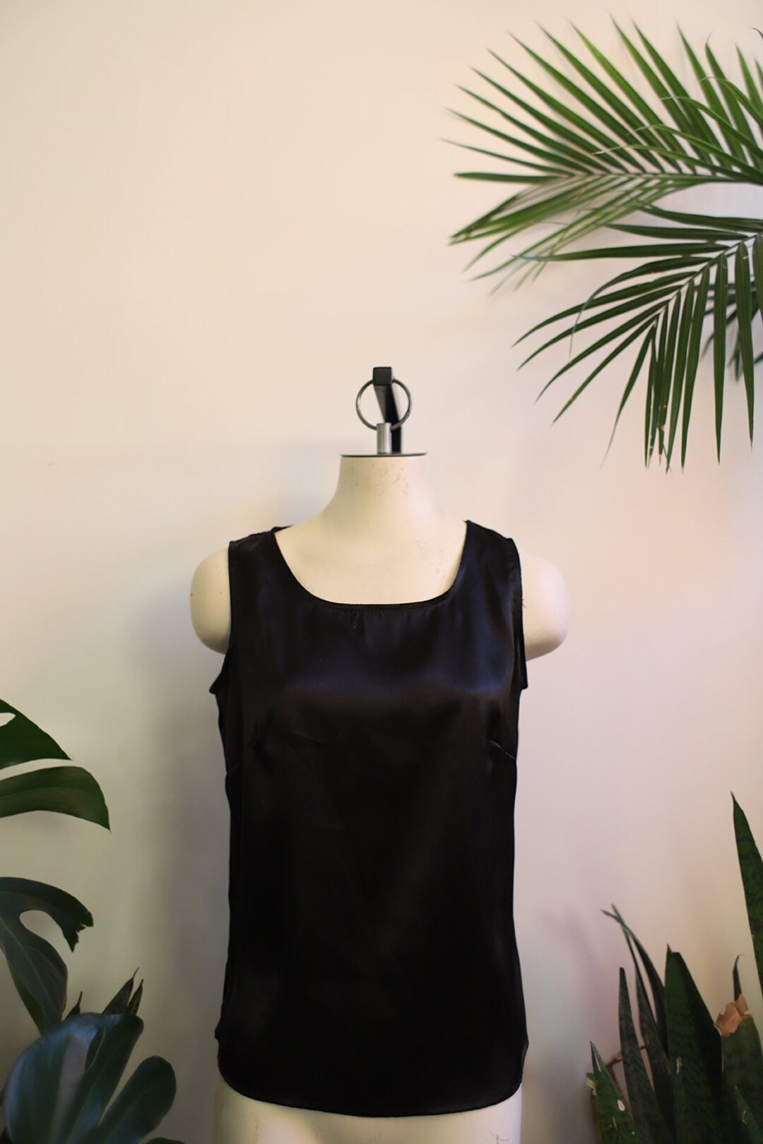 Vintage 1980s 90s Black Tank Top - Etsy