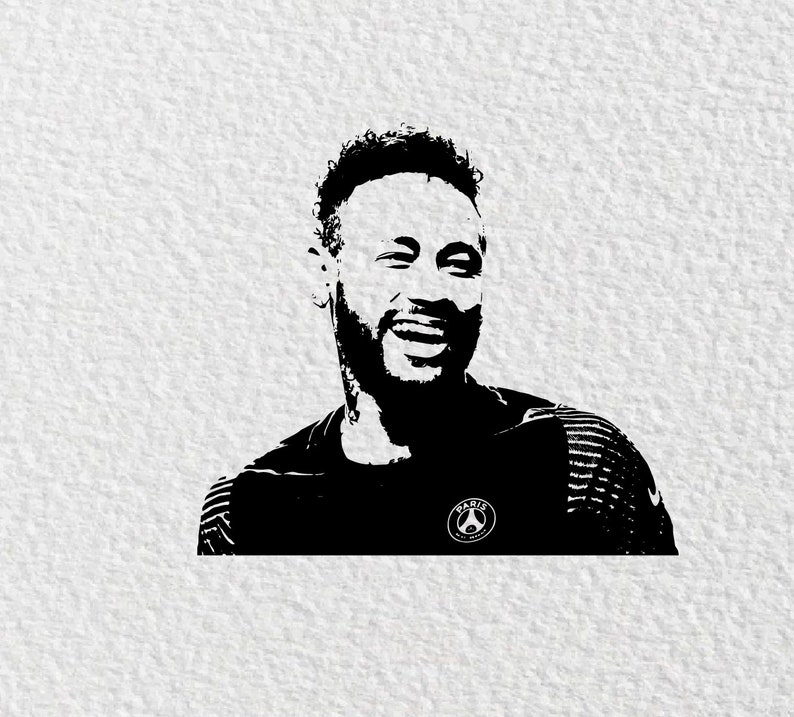 SVG PDF AI Png Neym@r Football 5 Images Bundle - Etsy