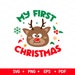 My First Christmas Svg Bundle, First Christmas Svg PDF EPS PNG - Etsy