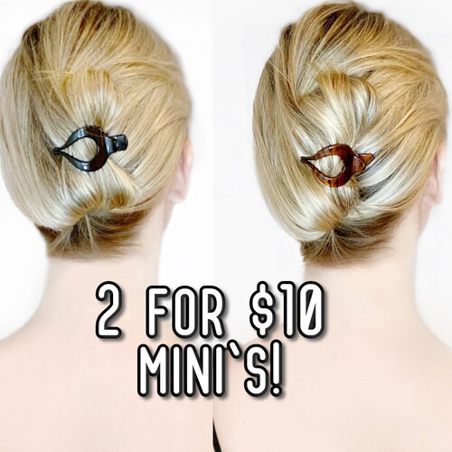 MICRO Mini Brown the Best Hair Clip - Etsy