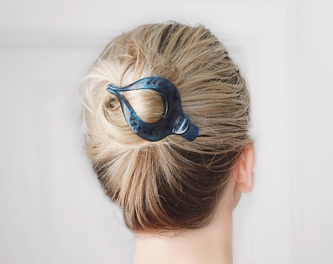 Small, Blue the Best Hair Clip - Etsy