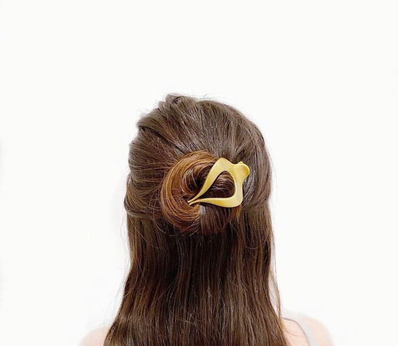 Small, Gold | the Best Hair Clip - Etsy