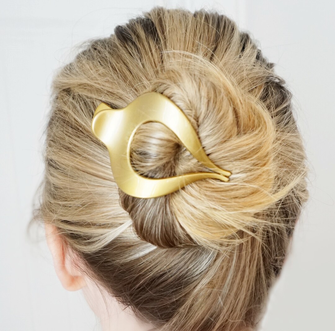Small, Gold | the Best Hair Clip - Etsy