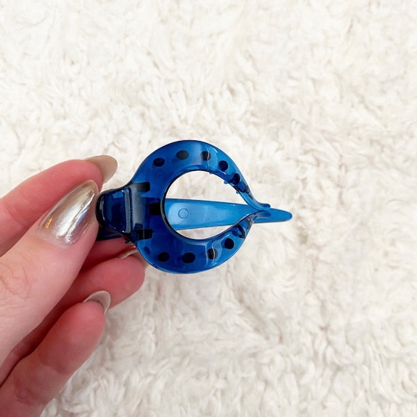 Blue Hair Clip - Etsy