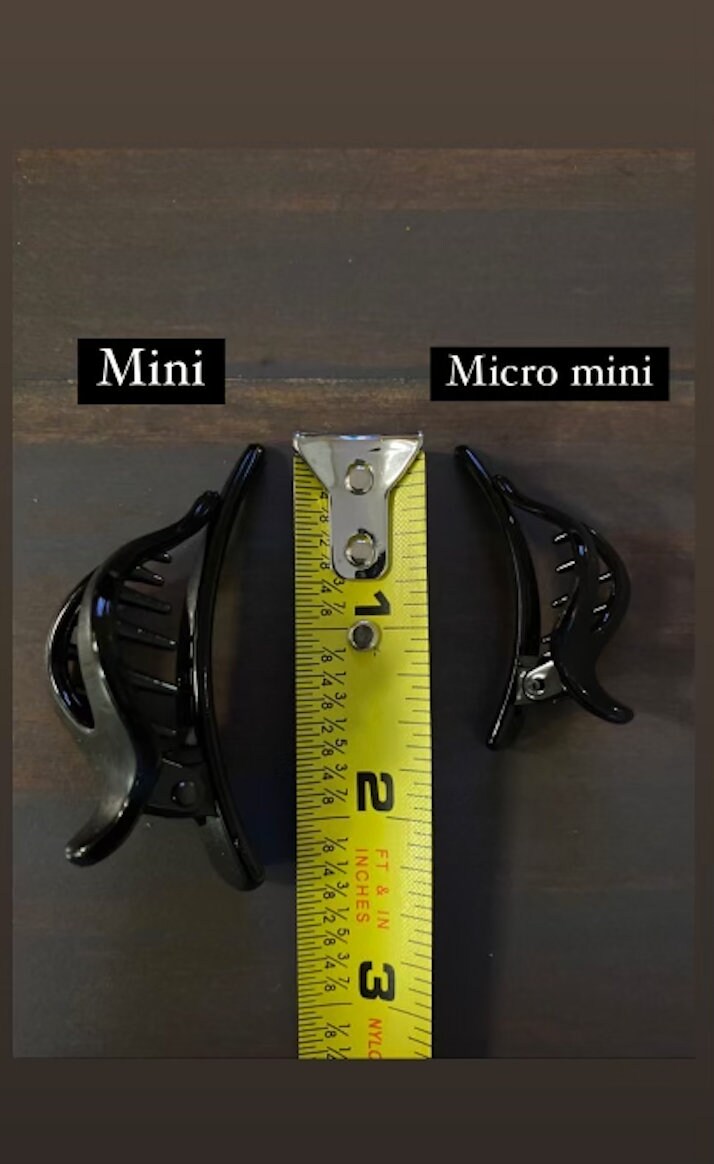 MICRO Mini, Brown | the Best Hair Clip - Etsy
