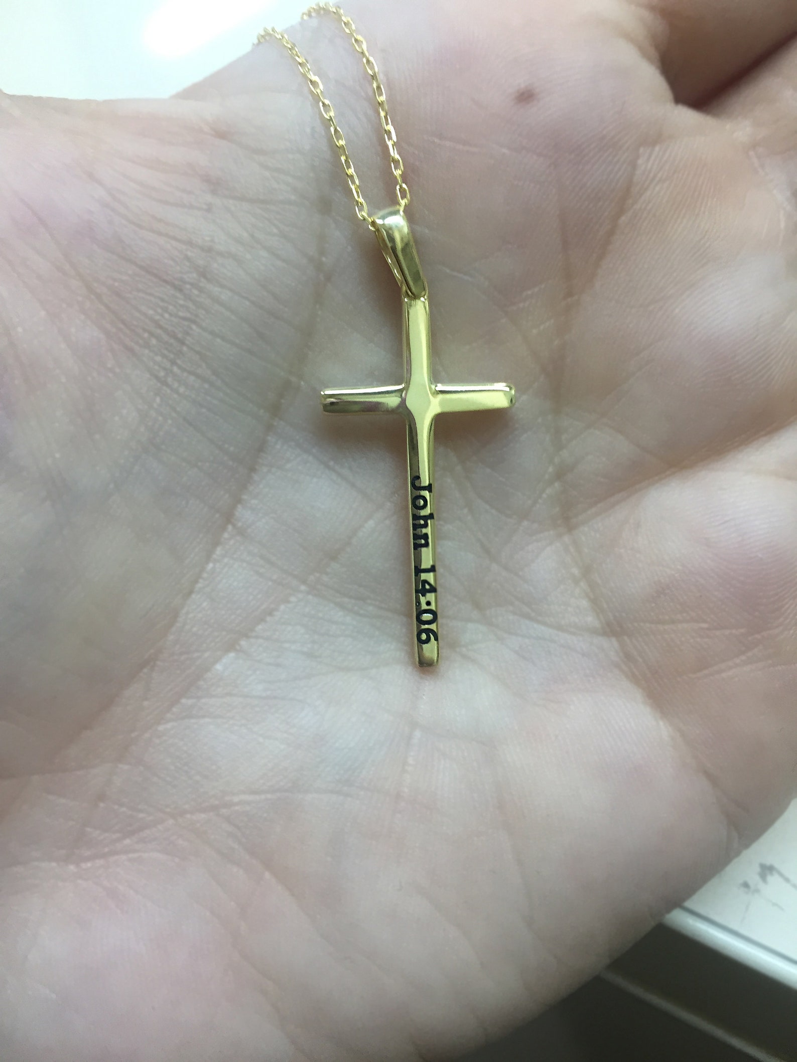Cross Name Necklace, Personalized Cross Necklace, Engraved Cross ...