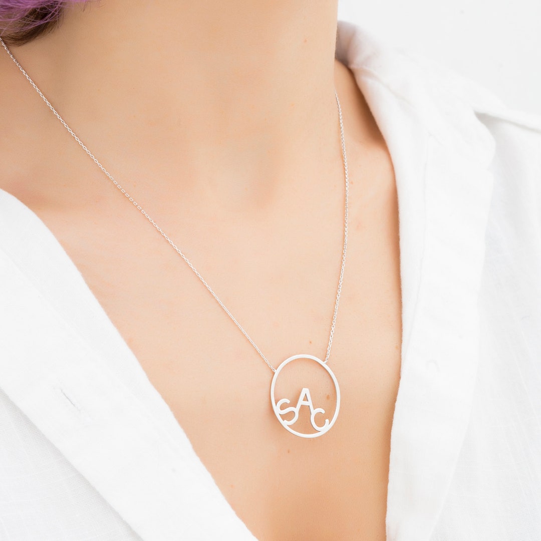 Dainty Letter Necklace, Custom Letter Necklace, Custom Initial Necklace ...