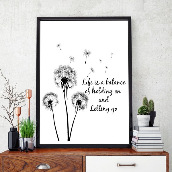 Letting Go Wall Art Print - Etsy