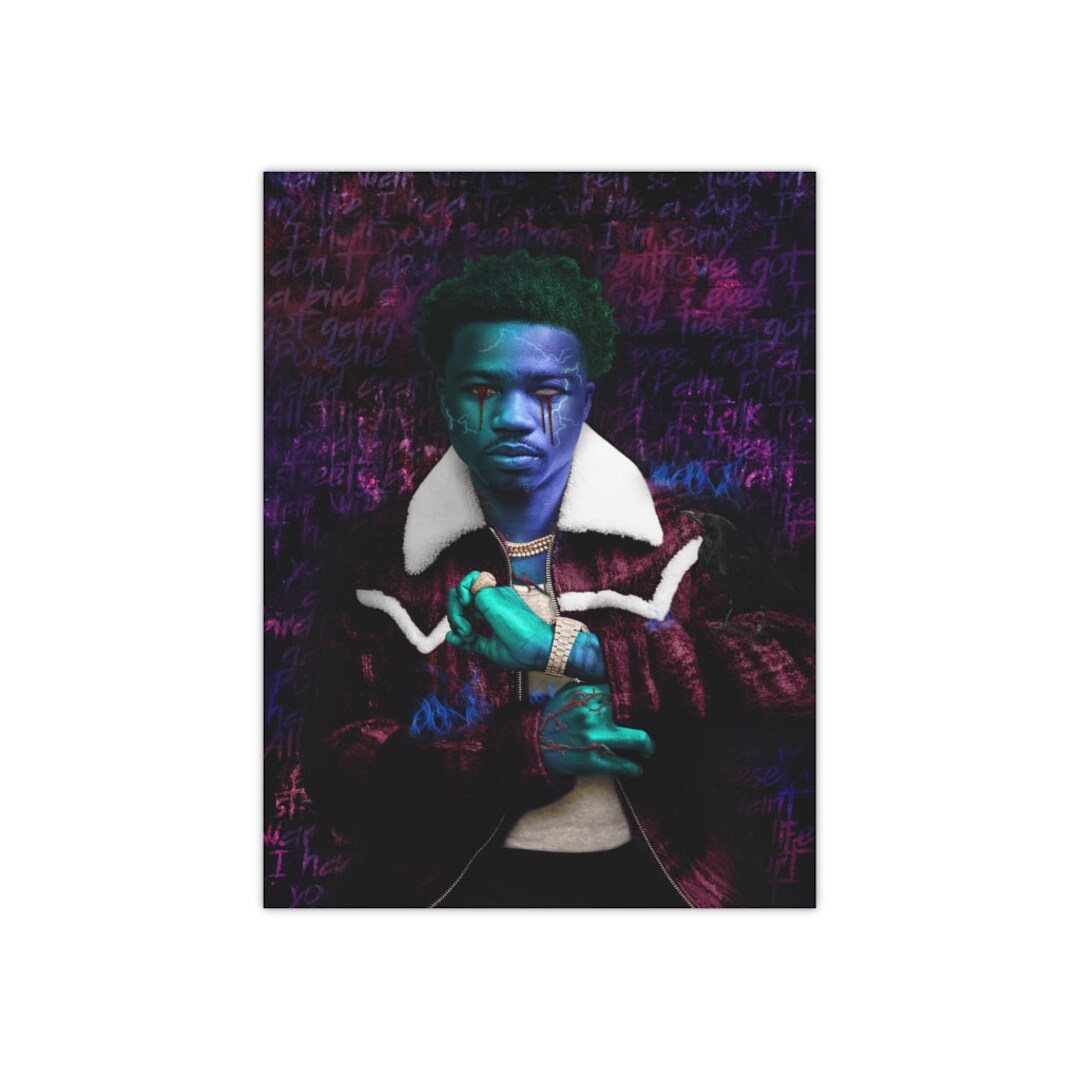 SATIN FINISH Roddy Ricch Poster Print - Etsy