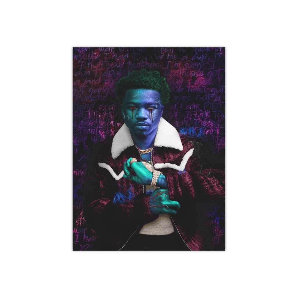SATIN FINISH Roddy Ricch Poster Print - Etsy