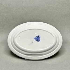 Antique Delph James M. Shaw & Co. New York Vitreous China Blue and ...
