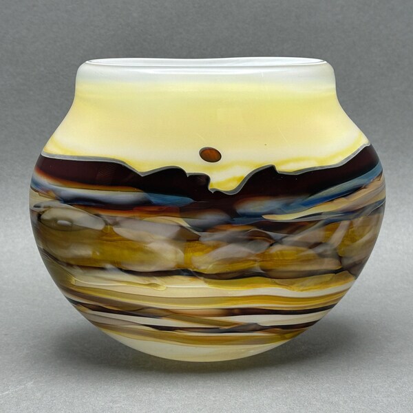 Studio Art Glass Vase - Etsy