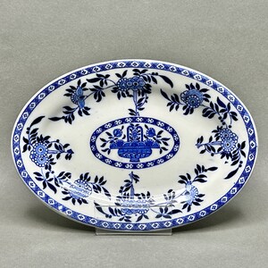 Antique Delph James M. Shaw & Co. New York Vitreous China Blue and ...