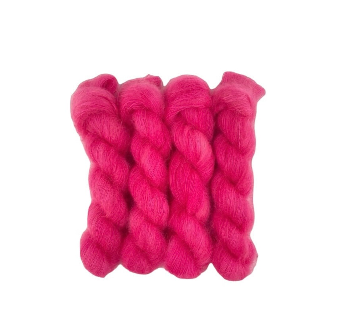 LADY LOVE - Hand Dyed Yarn - Kid Mohair and Silk - Lace Weight - 50g ...