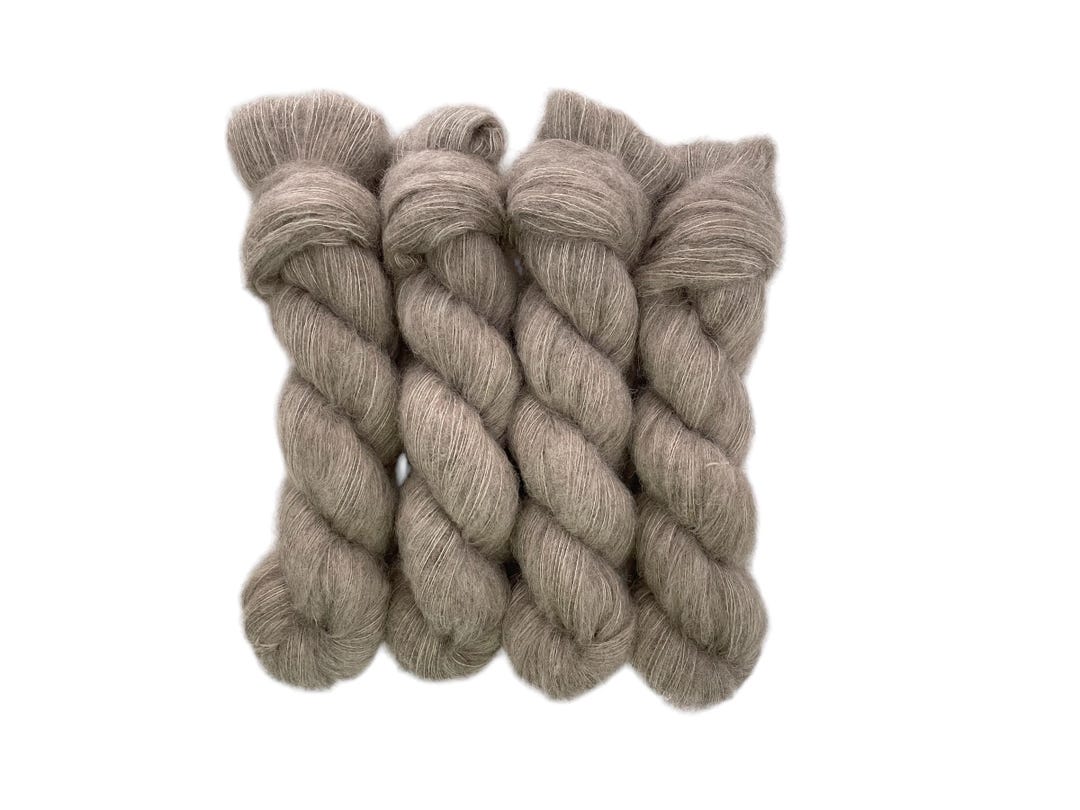 GREY MORNING - Baby Yak Cloud - Alpaca - Silk - Yak - Merino Wool ...