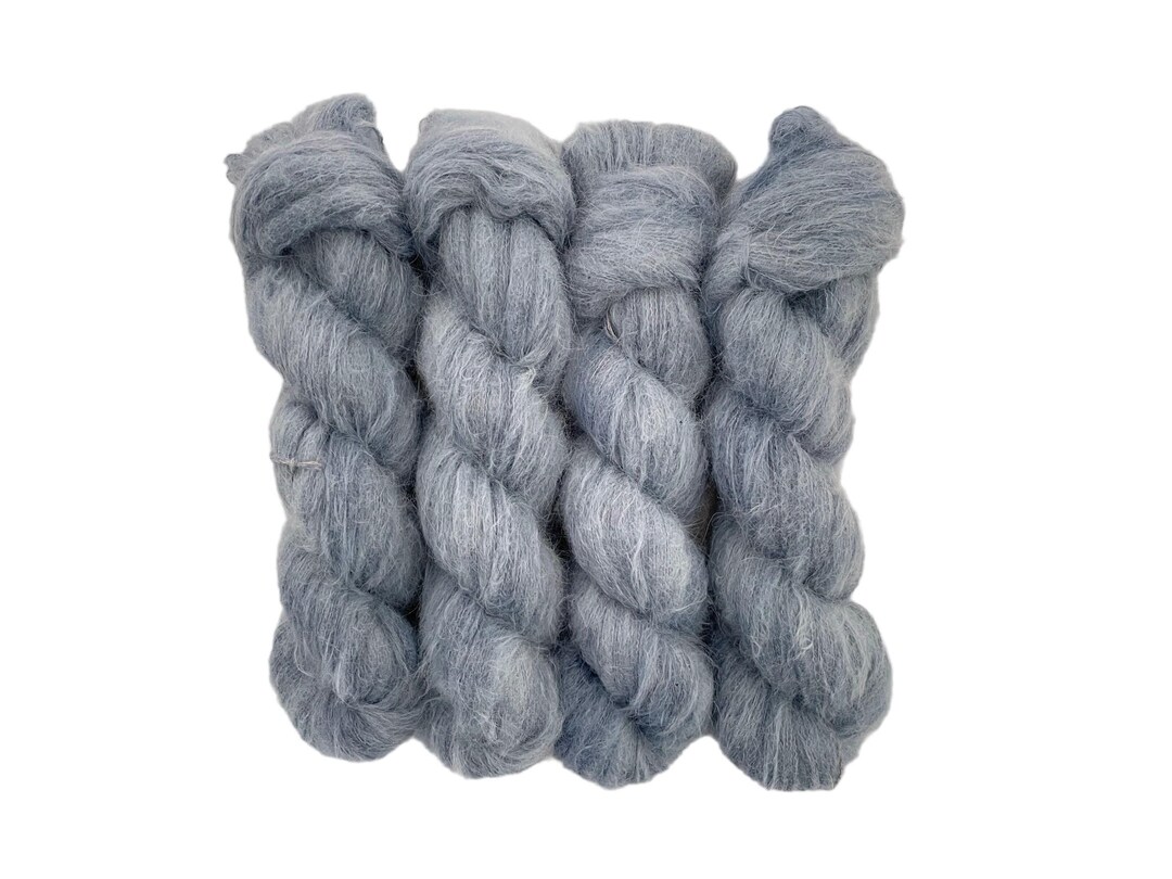 DEJA BLUE - Baby Suri Alpaca and Mulberry Silk - Lace Weight - Hand ...