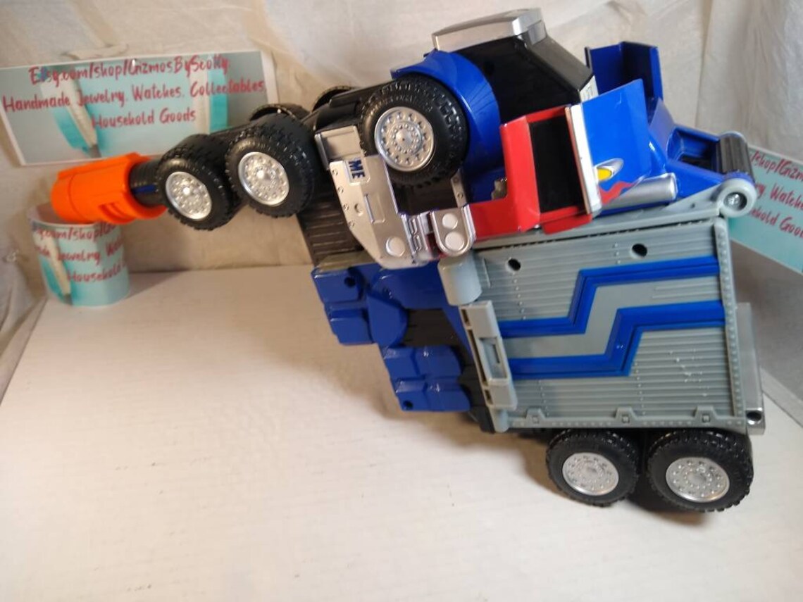 Optimus Prime Transformers Battle Rig Blaster Nerf Dart Gun | Etsy