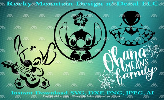 Stitch Bundle Instant Download Svg Png Jpeg Dxf AI | Etsy