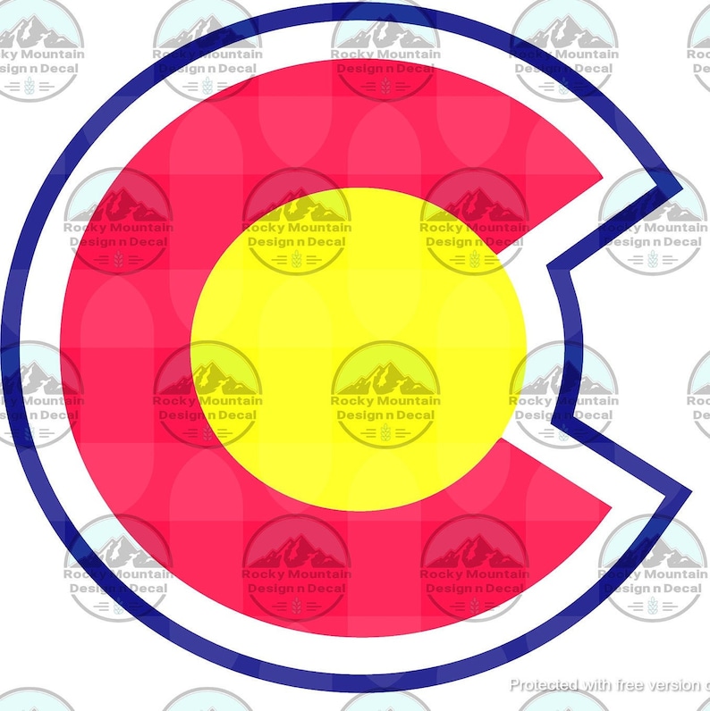 Digital Instant Download Colorado Symbol Svg, Png, Jpeg, Dxf, Ai - Etsy
