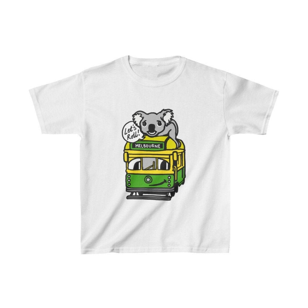 Melbourne Tram T-shirt, Melbourne City Tram Shirt, Cute Melbourne Tram ...