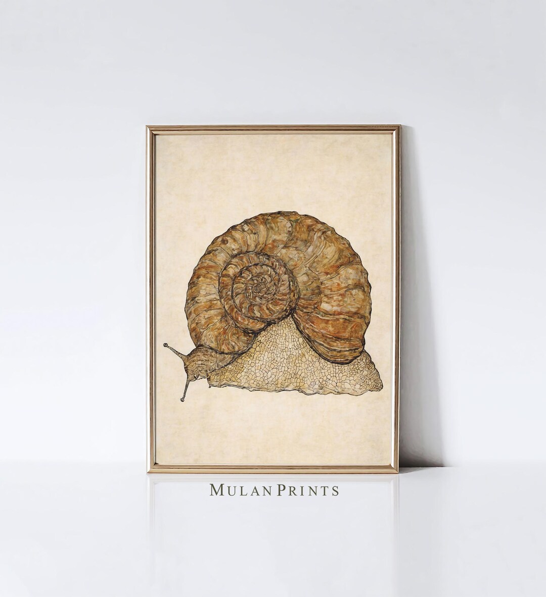 Retro Original Snail Wall Art | PRINTABLE Snail Art Print Decor ...