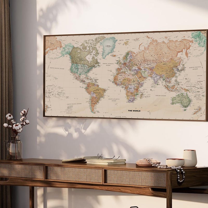 Frames for Large Maps - Etsy UK