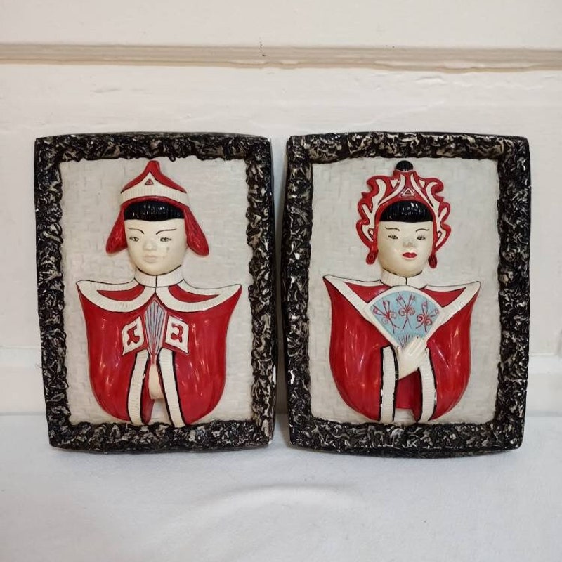 Chalkware Plaques - Etsy