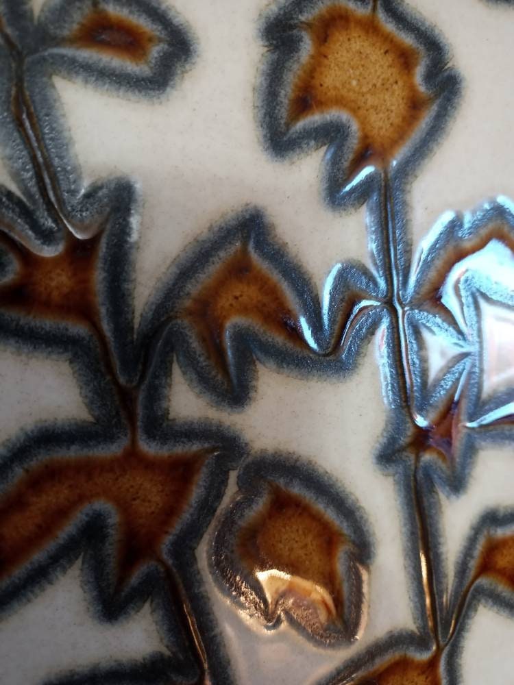 Vintage Crown Lynn Earthstone Platter Autumn Pattern - Etsy