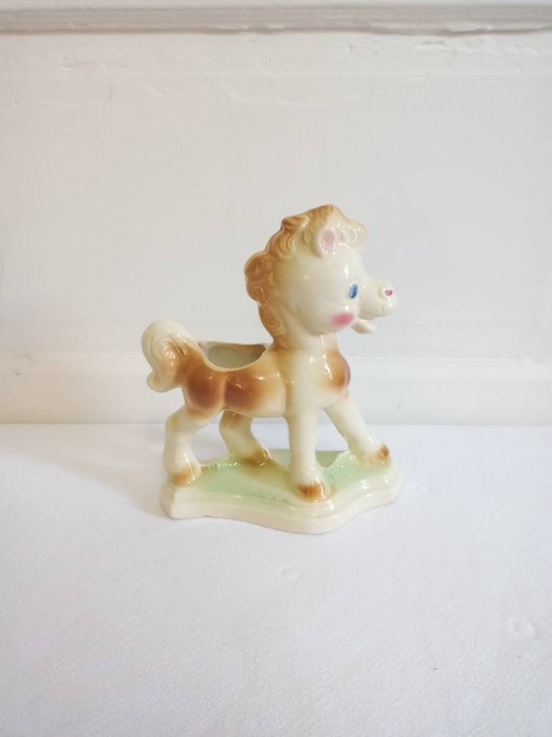 Ruth Rempel Pony Planter Diamond Pottery Vintage 1950's - Etsy