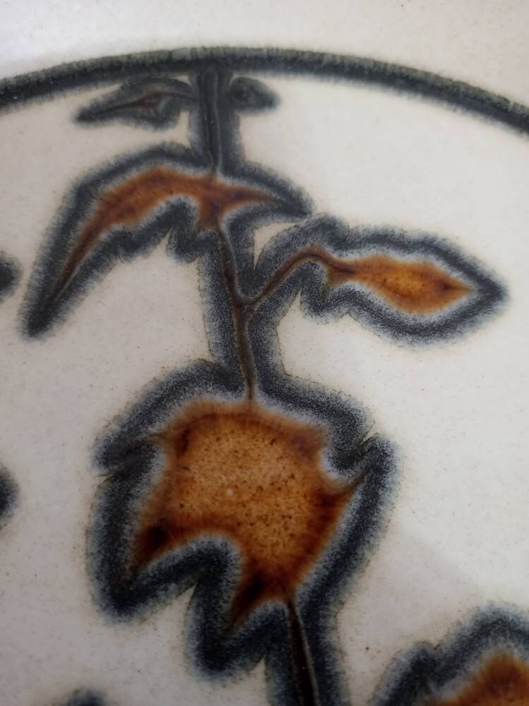 Vintage Crown Lynn Earthstone Platter Autumn Pattern - Etsy