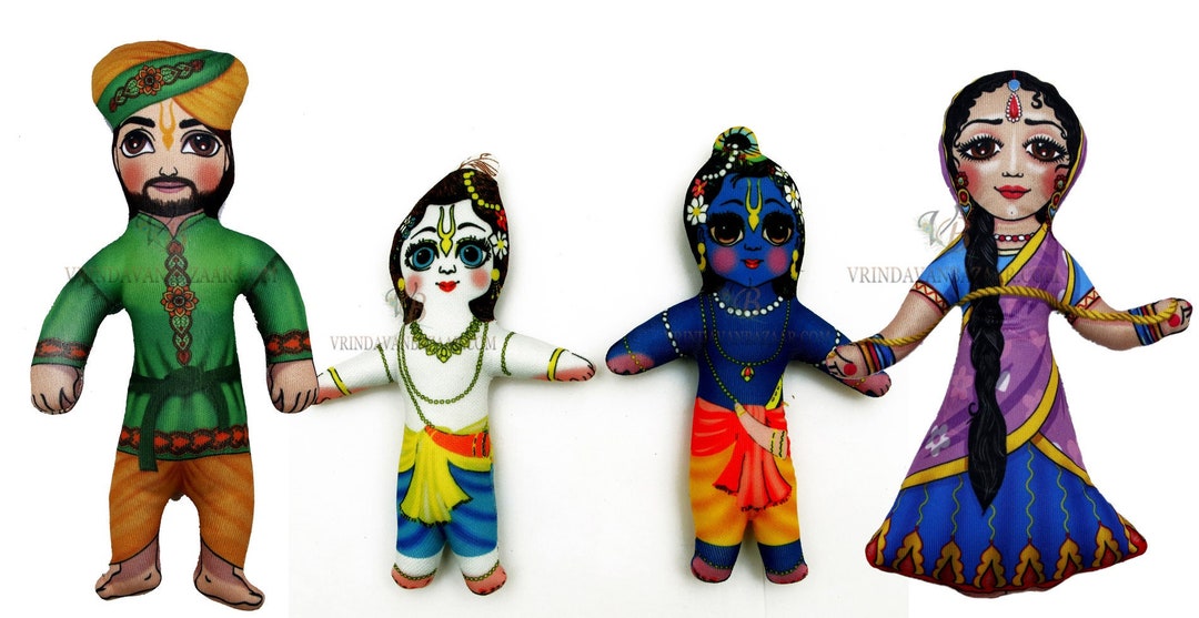 Nand Baba and Yashoda Mata With Krishna Balaram Soft Toy - Etsy