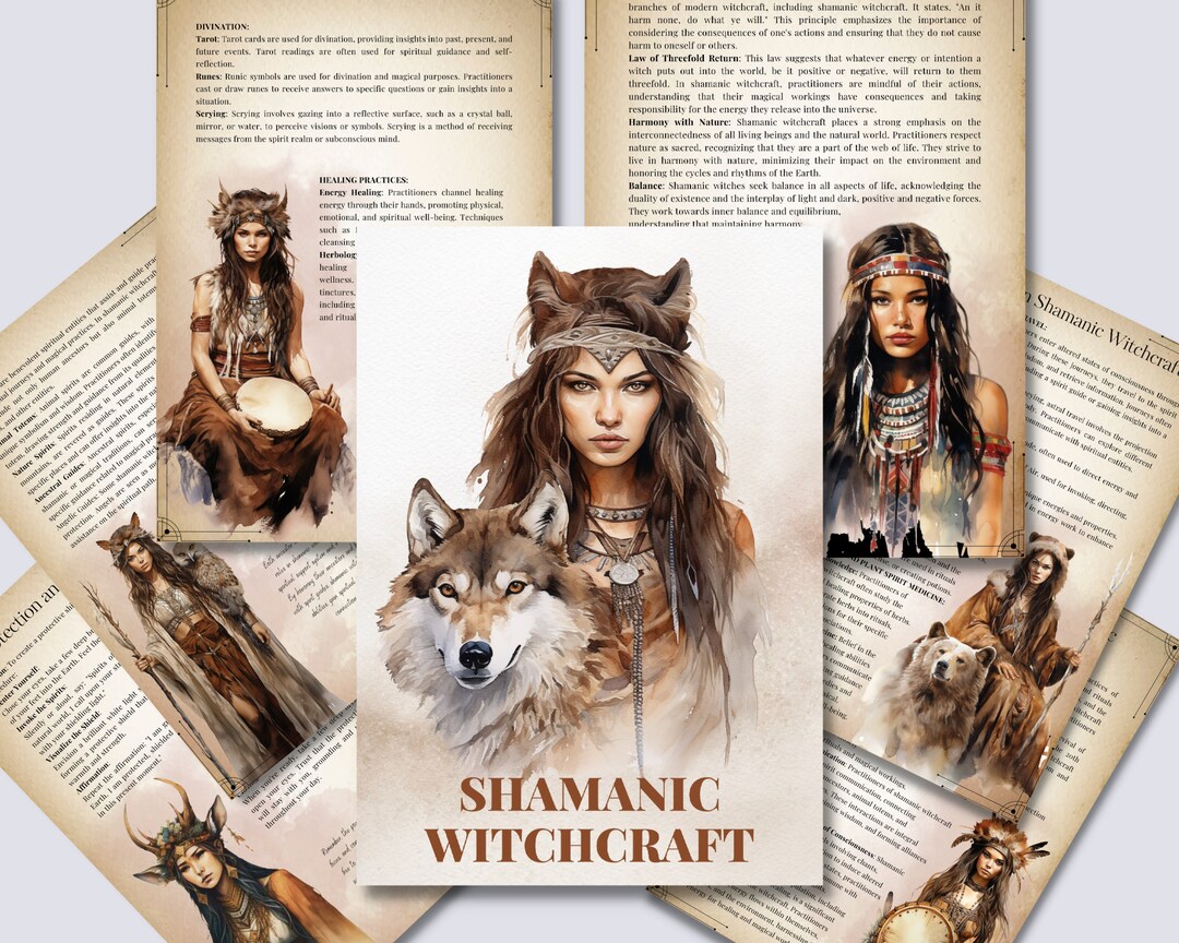 Shamanic Witchcraft Grimoire Pages: Printable Basics (PDF) - Etsy