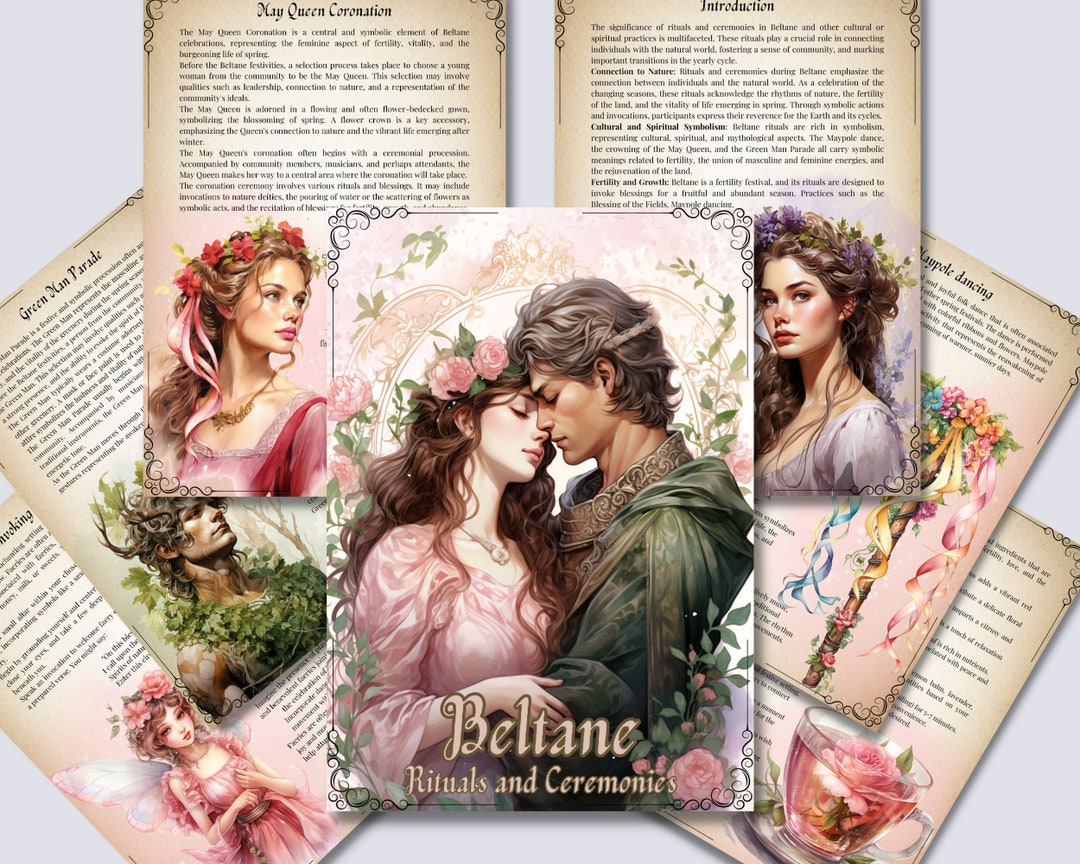Beltane. Rituals and Ceremonies. Printable Pages for Your Grimoire or ...