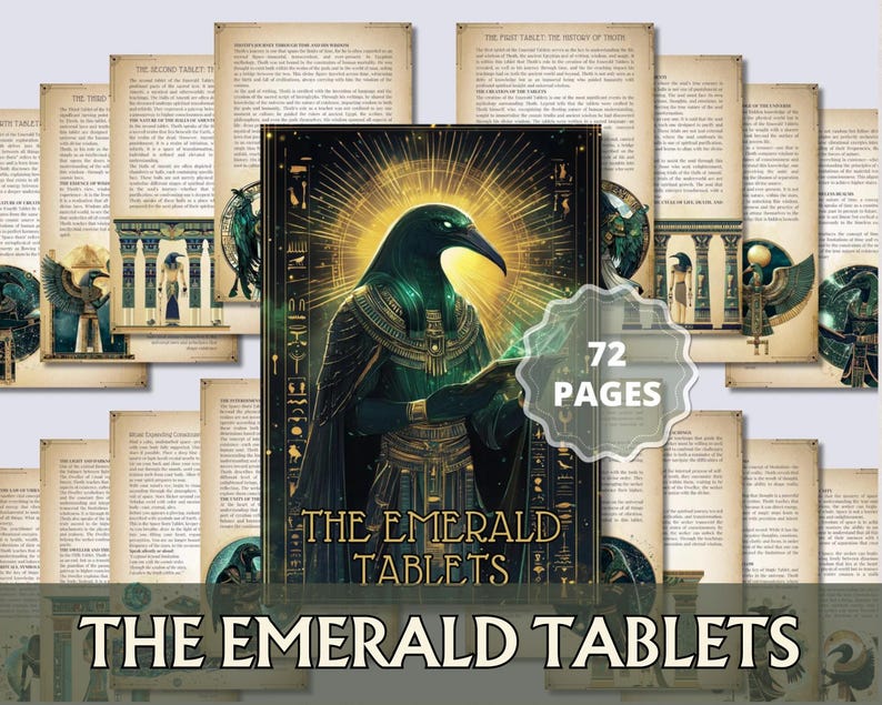 The Emerald Tablets | Ancient Wisdom of Thoth PDF | Hermetic Alchemy ...