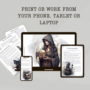 Necromancy Guide for Beginners: Book of Shadows Pages (digital Download ...