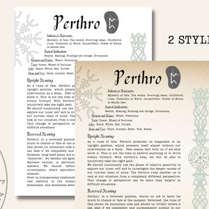 Runes and Rune Stones Cheat Sheet, Printable Grimoire Pages, Book of ...