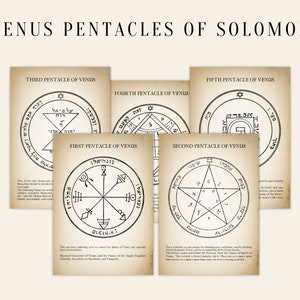 The Pentacles of Solomon PDF | Ancient Magic Guide, 44 Seals & Sigils ...