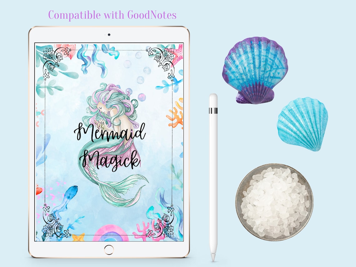 Mermaid Magick A Sea Witches Prayer Spells Book of Shadows - Etsy