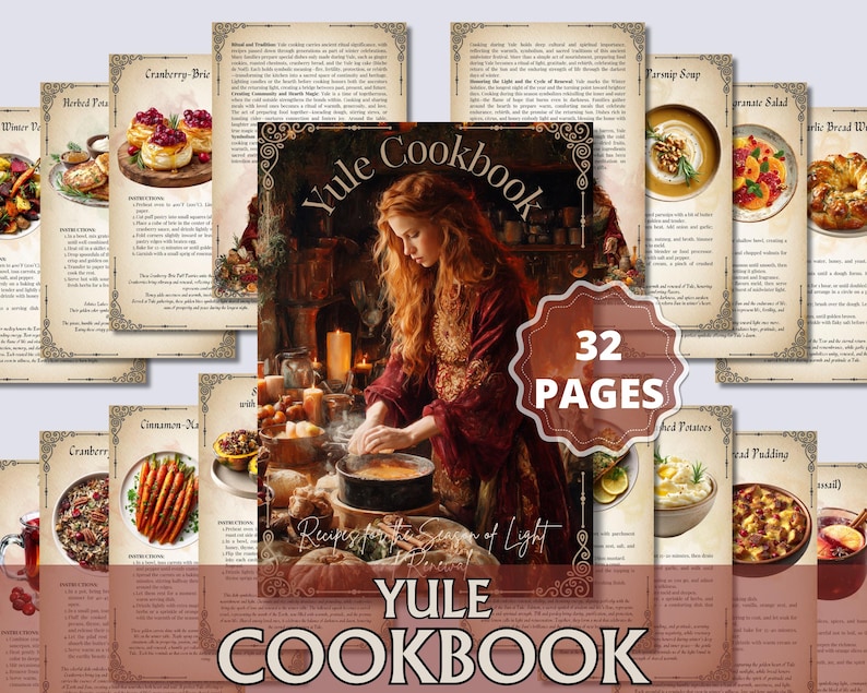 Yule Cookbook • Winter Solstice Recipes, Ritual Foods & Blessings ...