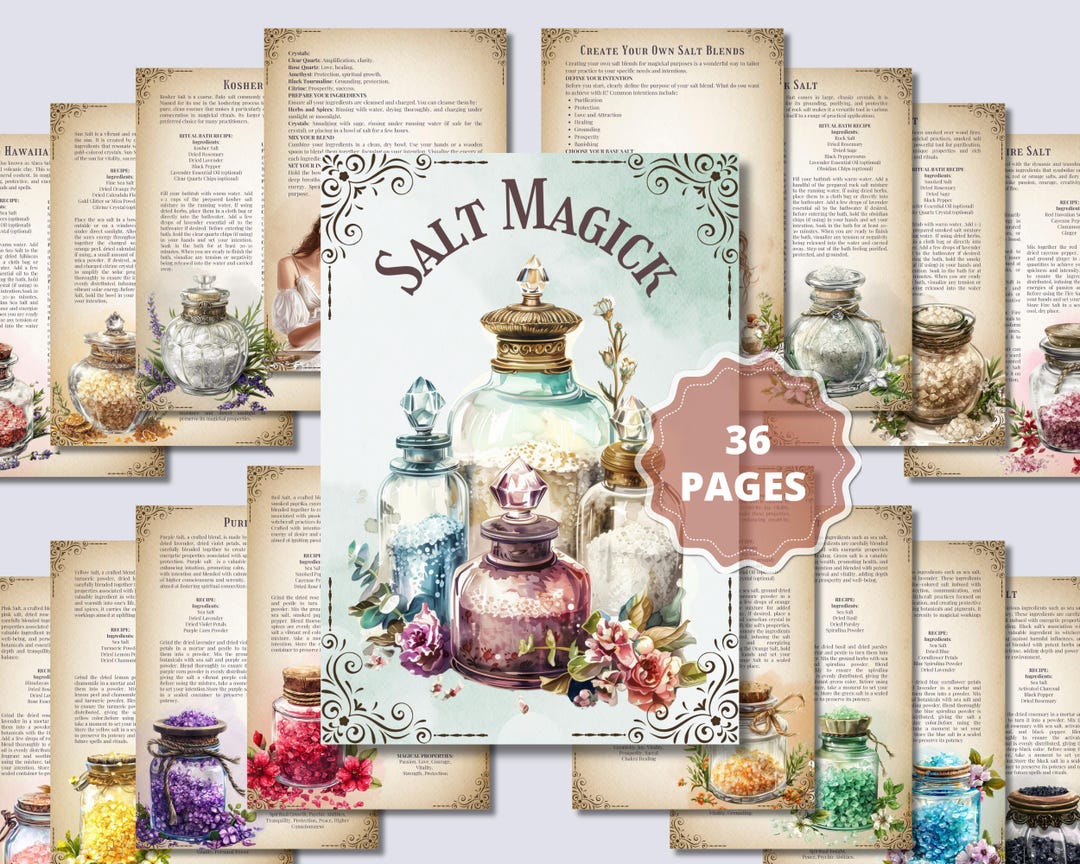 SALT MAGICK. Witch Salt Recipes. Basic Guide. the Most Complete ...
