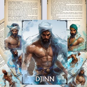 Djinn Grimoire Pages: Islamic Middle Eastern Spirits (printable) - Etsy