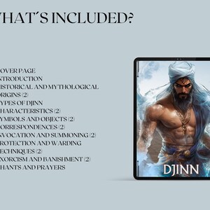 Djinn Grimoire Pages: Islamic Middle Eastern Spirits (printable) - Etsy