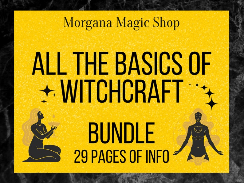 ALL the Basics of Witchcraft Bundle Printable Grimoire Pages - Etsy