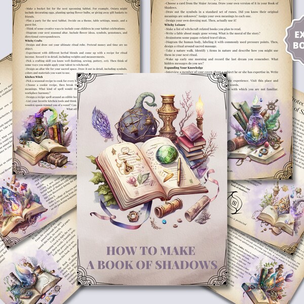 Make Book of Shadows - Etsy