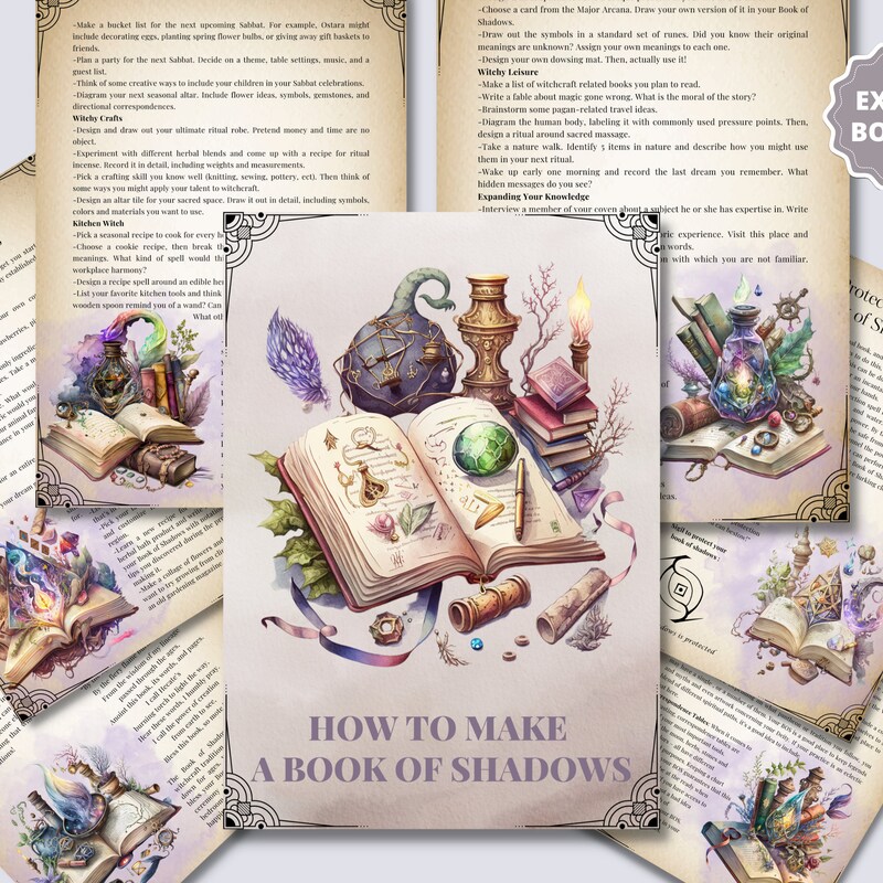 Book of Shadows Pages - Etsy