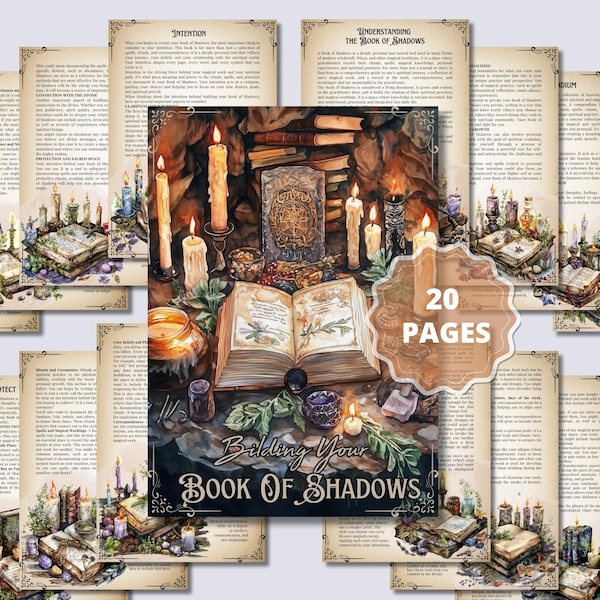 Book of Shadows Printable - Etsy