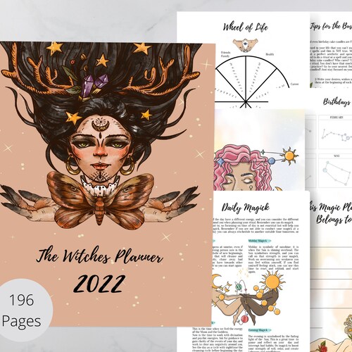 2022 Witches Planner Witch Printables Printable Witch - Etsy Canada